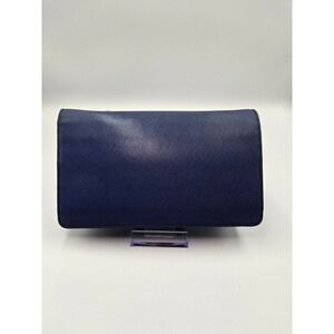 MCM | Bags | Mcm Navy Blue Studded Leather Chain Wallet Crossbody ...